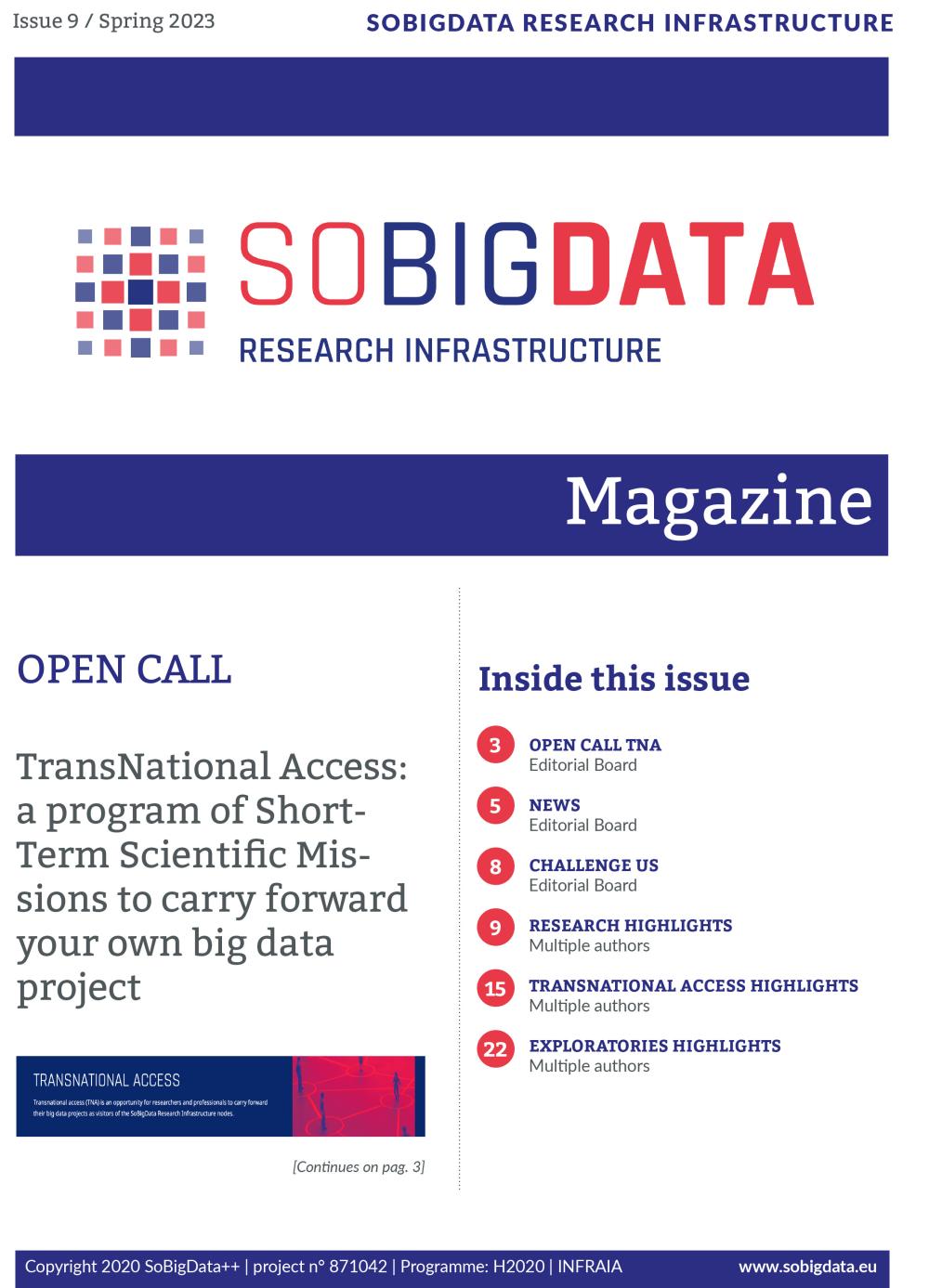 Issue 009 - Spring 2023 | SoBigData.eu